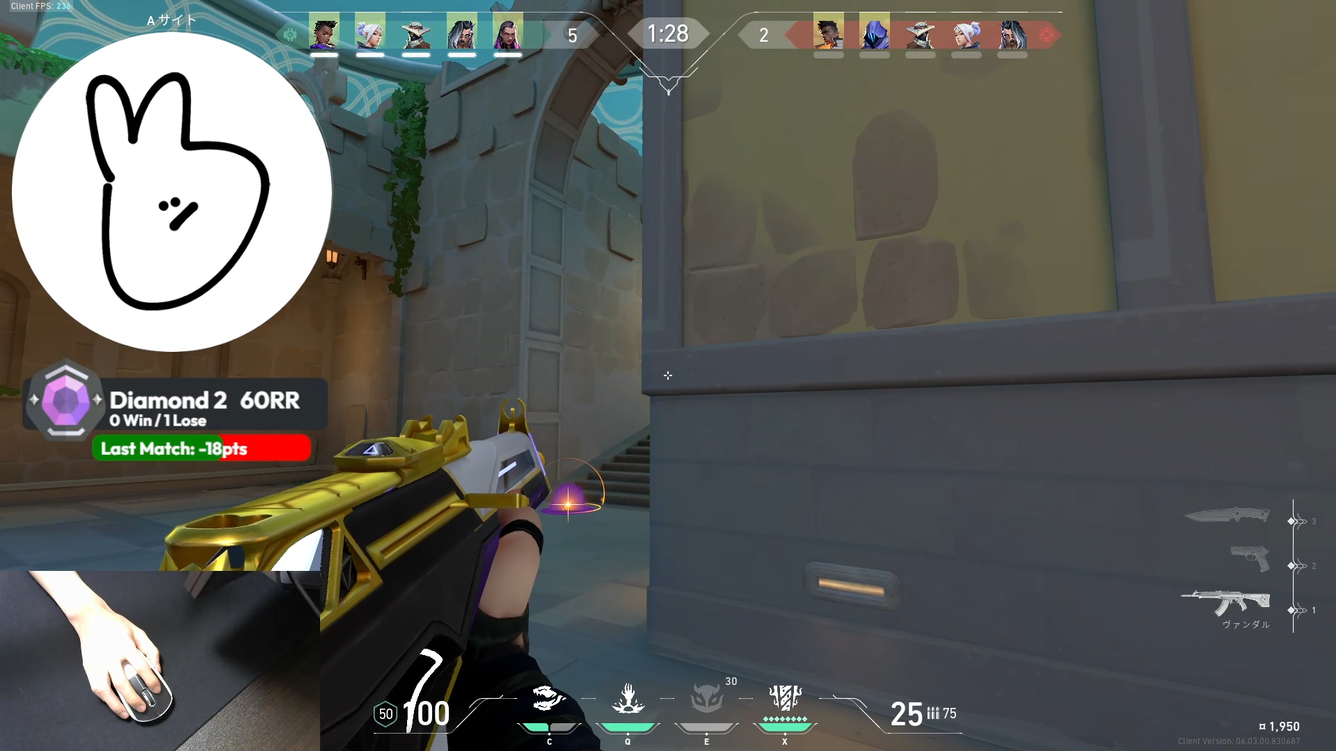 【OBS】VALORANT配信でランクを表示する方法 | すくらぶろぐ